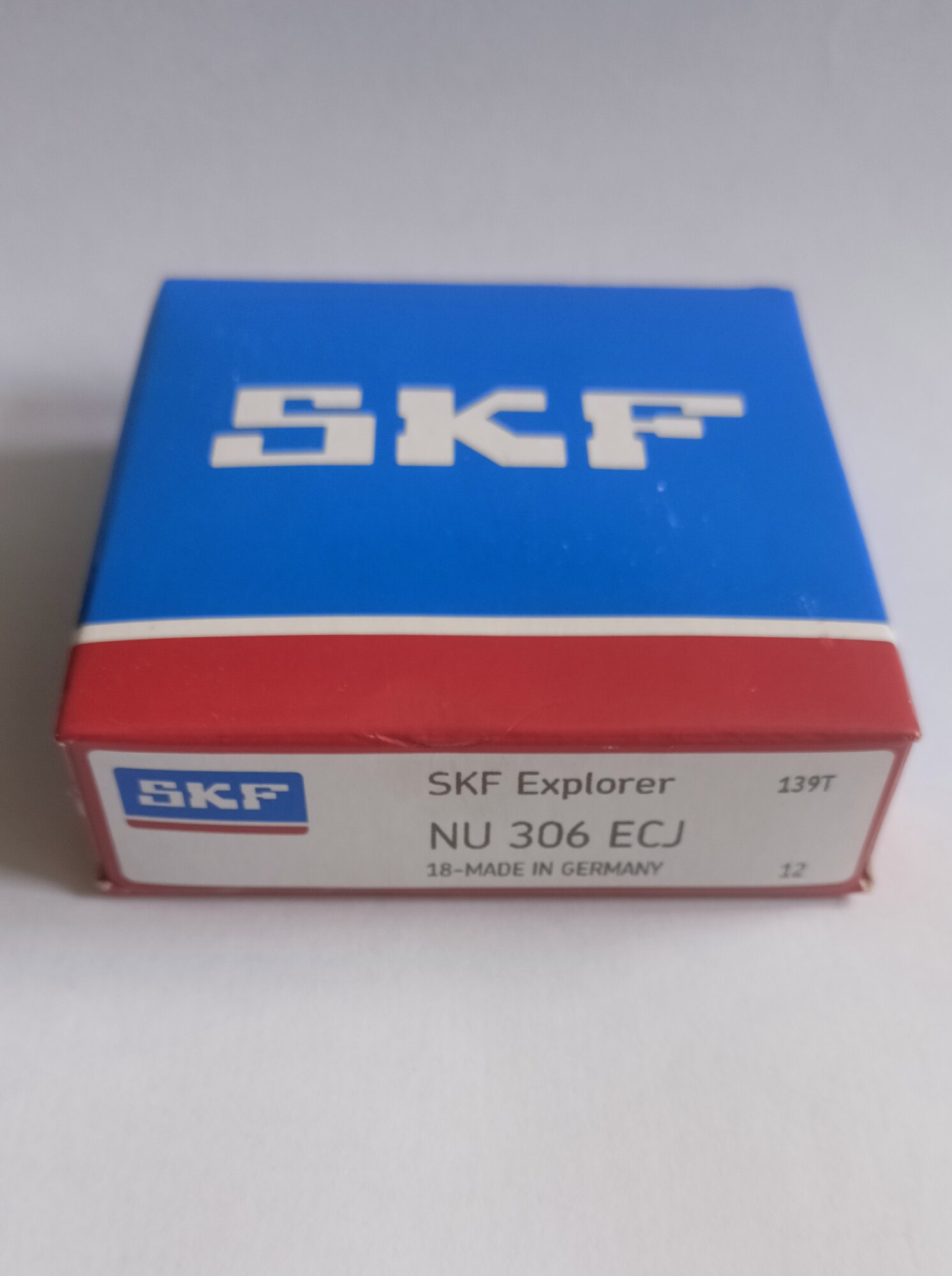 Подшипник SKF NU 306 ECJ радиальный роликовый однорядный (30х72х19)