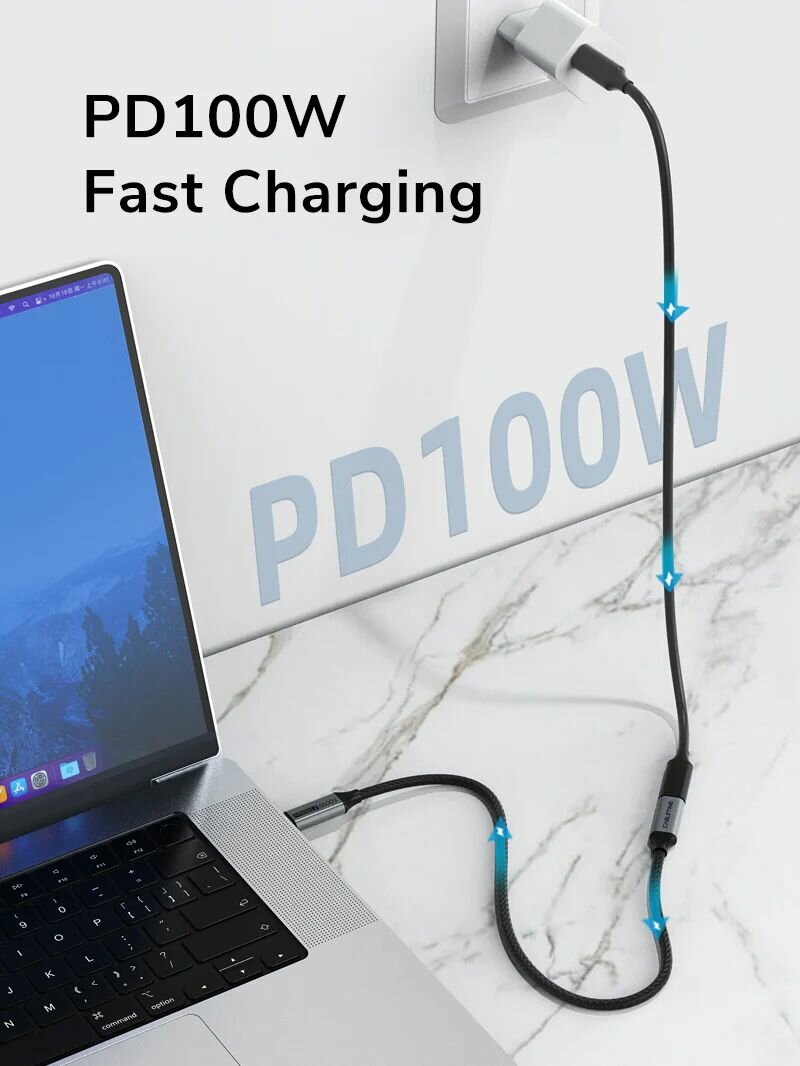 Кабель CABLETIME CU21H / USB‑C / Power Delivery/ 4К@60/ , чёрный — фото 1