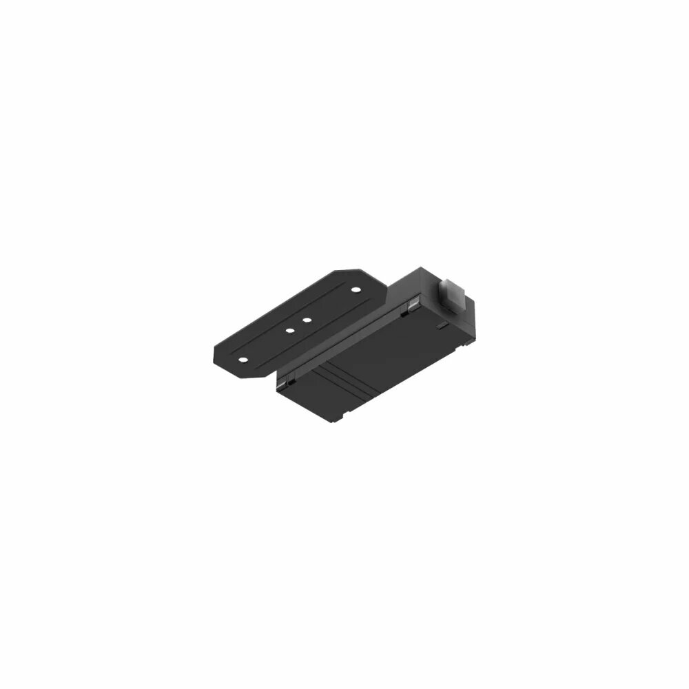 Трековый прямой коннектор EKS COLIBRI 220V, черный, для шинопровода, однофазный, защита IP20, модельный ряд