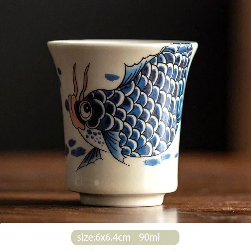 Керамическая чашка RI ONIY TEASET с рыбой