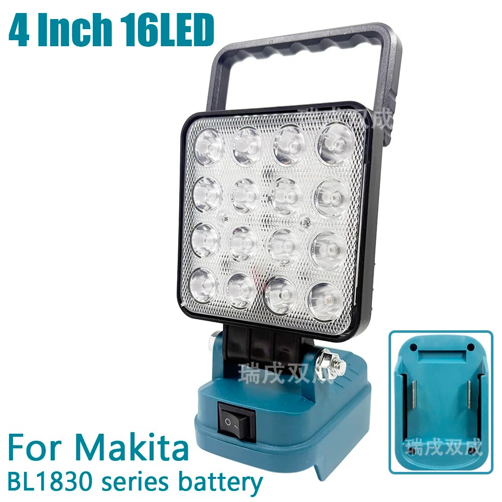 4 Inch 16 LED Фонарь для Makita BL1830