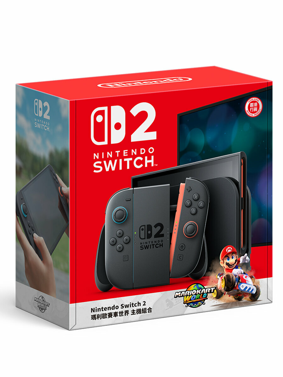Игровая консоль, Nintendo Switch 2 + MARIO KART WORLD BUNDLE Hong Kong Version