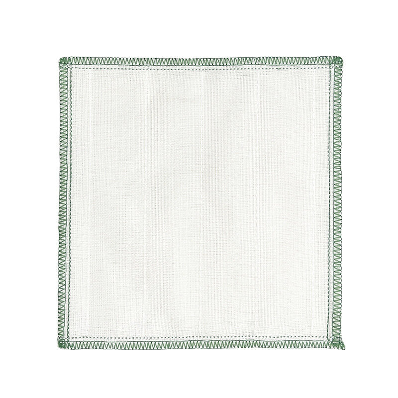 Ткань для мытья посуды не легко липкое масло Радужная тряпка на кухне 8 слоев зашифрованного зеленого цвета-25*25см