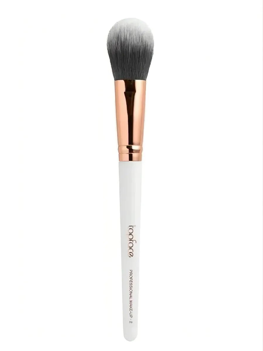 Кисть Topface F02 Blush Brush, для румян и бронзеров, синтетический мягкий ворс