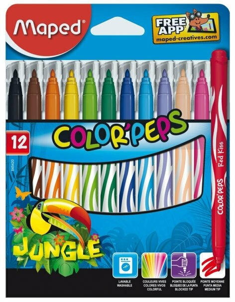 Maped Фломастеры "Color'Peps Long Life" 12 шт. (845020)