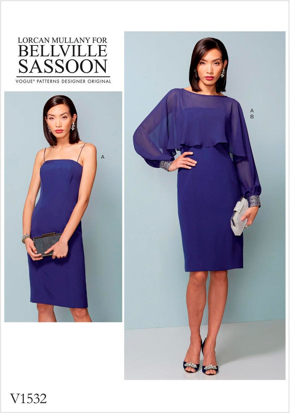 Выкройка VOGUE №1532 Платье, болеро