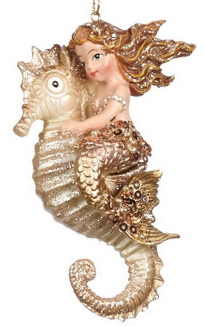 Елочная игрушка Русалка Виктори на Коньке 15 см, подвеска, Goodwill, TR23026-2