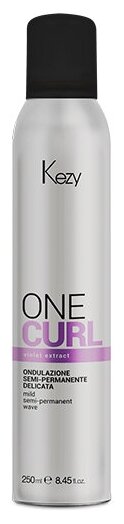 Kezy One Curl mild-permanent wave Однофазная полустойкая щадящая завивка 250мл