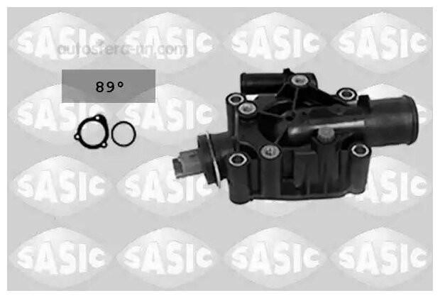 Термостат в корпусе CITROEN C4, C-ELYSEE 1.6, PEUGEOT 307 3300005 Sasic арт. 3300005