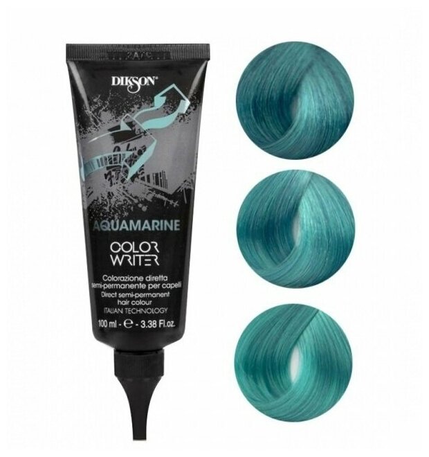 Краска для волос Аквамарин Dikson Color Writer Aquamarine, 100 мл