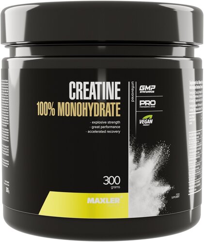 Креатин моногидрат MAXLER Creatine 100% Monohydrate 300 г, Нейтральный ...