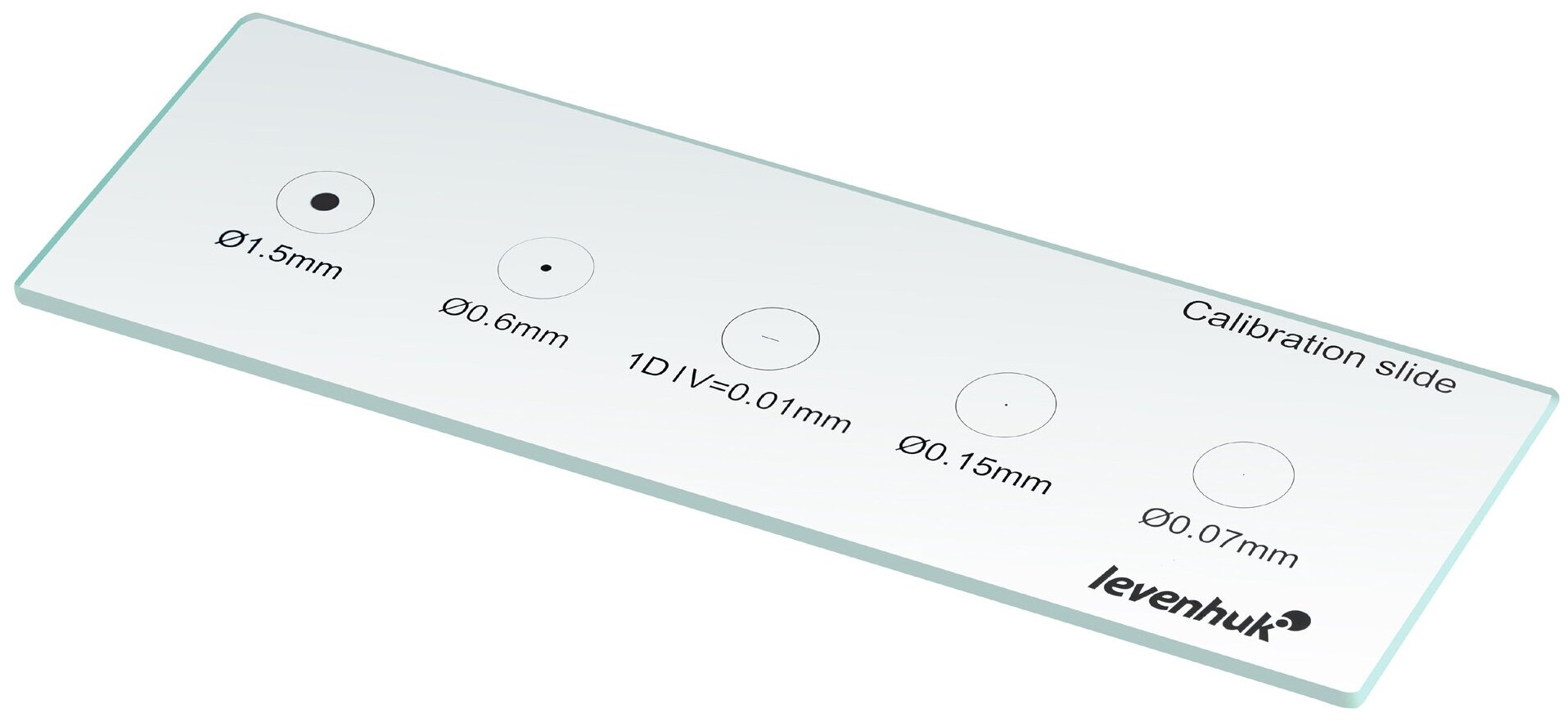 Слайд калибровочный Levenhuk (Левенгук) MED X/Y, для микроскопов