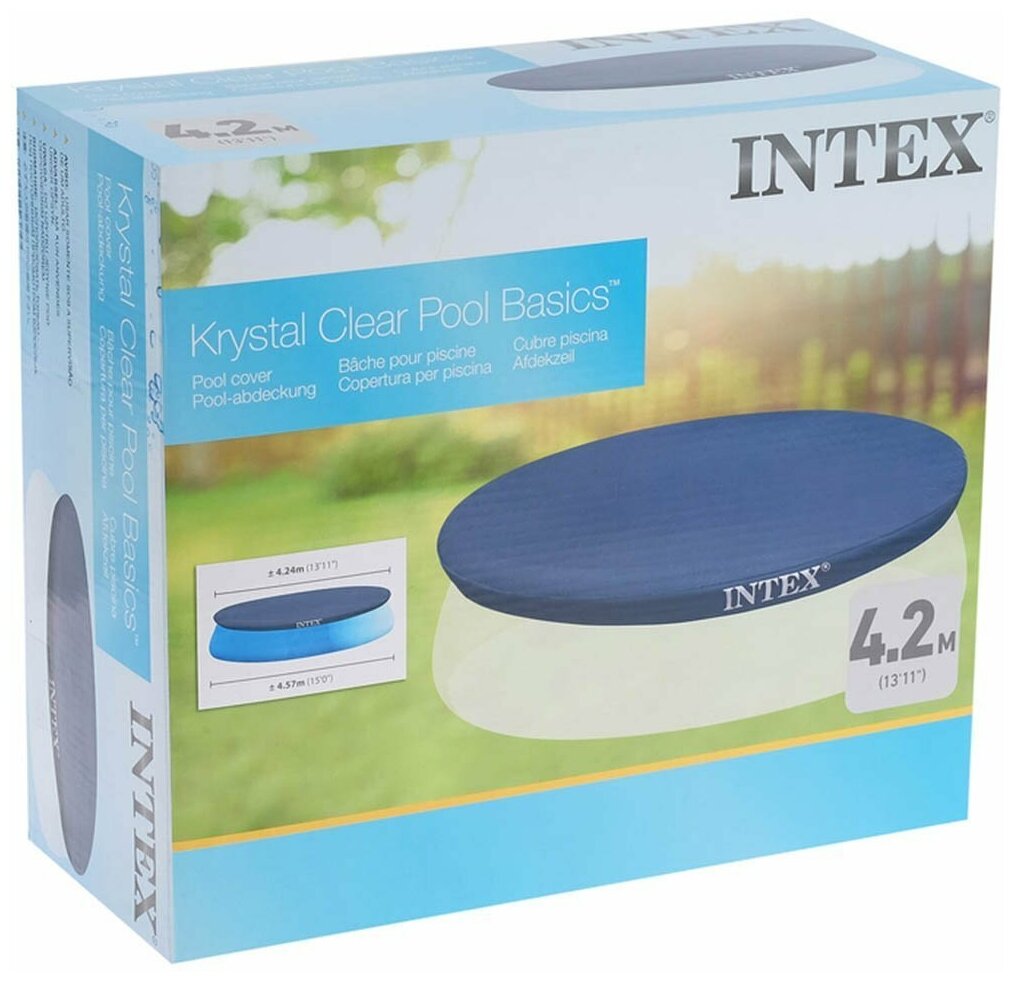 Тент 457 см, круглый, для надувного бассейна, Intex