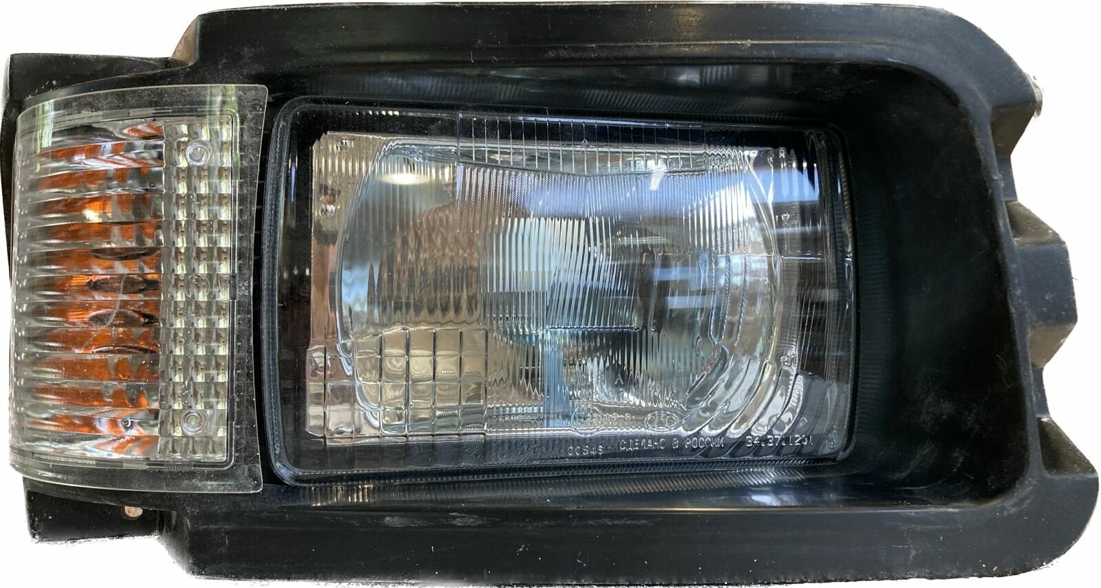 Фары маз евро Простор Эконом Освар тюнинг оптика ZZTRUCK с переходниками