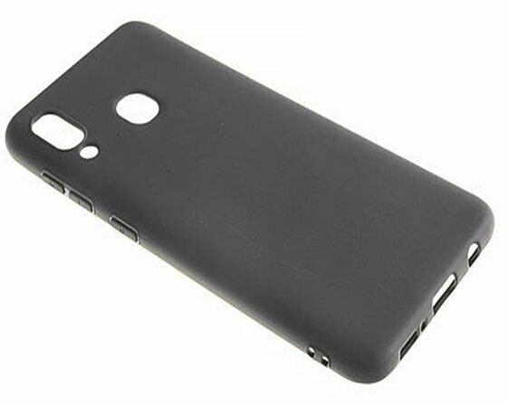 Чехол для смартфона Matte для Samsung Galaxy A30, черный матовый