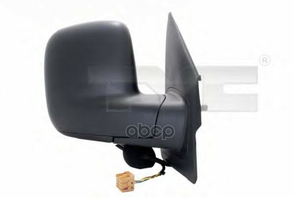 VW19-108-3EL Зеркало L эл. подогр. чёрн. грунт Т5->09 TYC арт. 337-0148