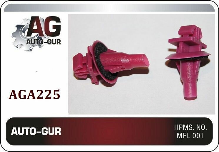 Клипса крепежная Toyota 7588160010 AGA225: набор 10 шт