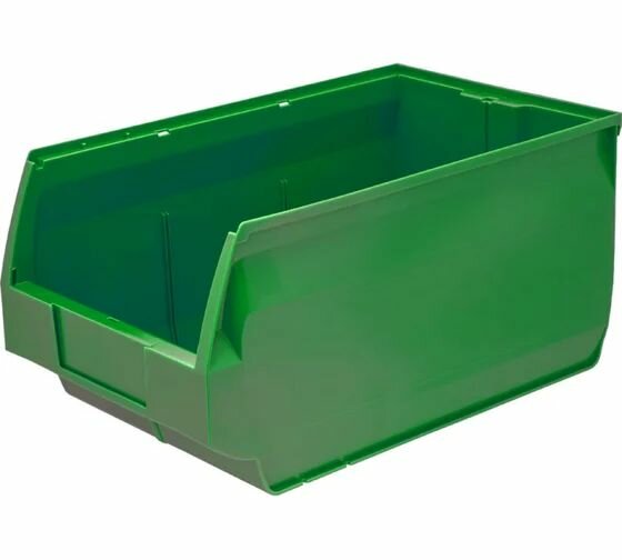 Ящик для хранения Gigant 500x310x250 мм, пластиковый, зеленый 32095