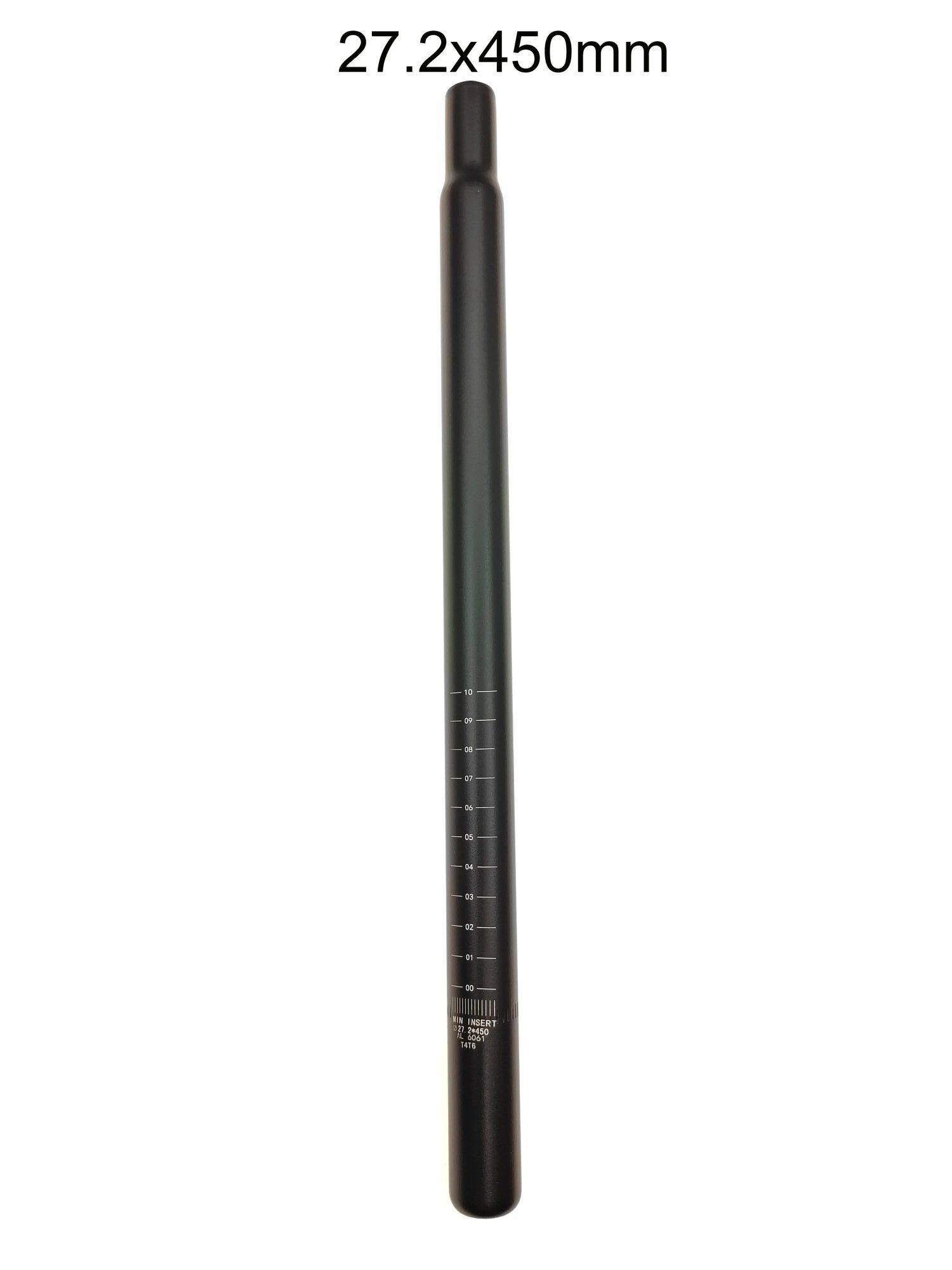 NowAct Подседельный штырь алюминиевый 25,4/27,2/28,6/31,6 мм Темно-зеленый, 27.2x450mm