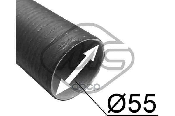 Воздуховод картонно-алюминиевый D=55MM/L=0.5M->1M шт. METALCAUCHO арт. 02209