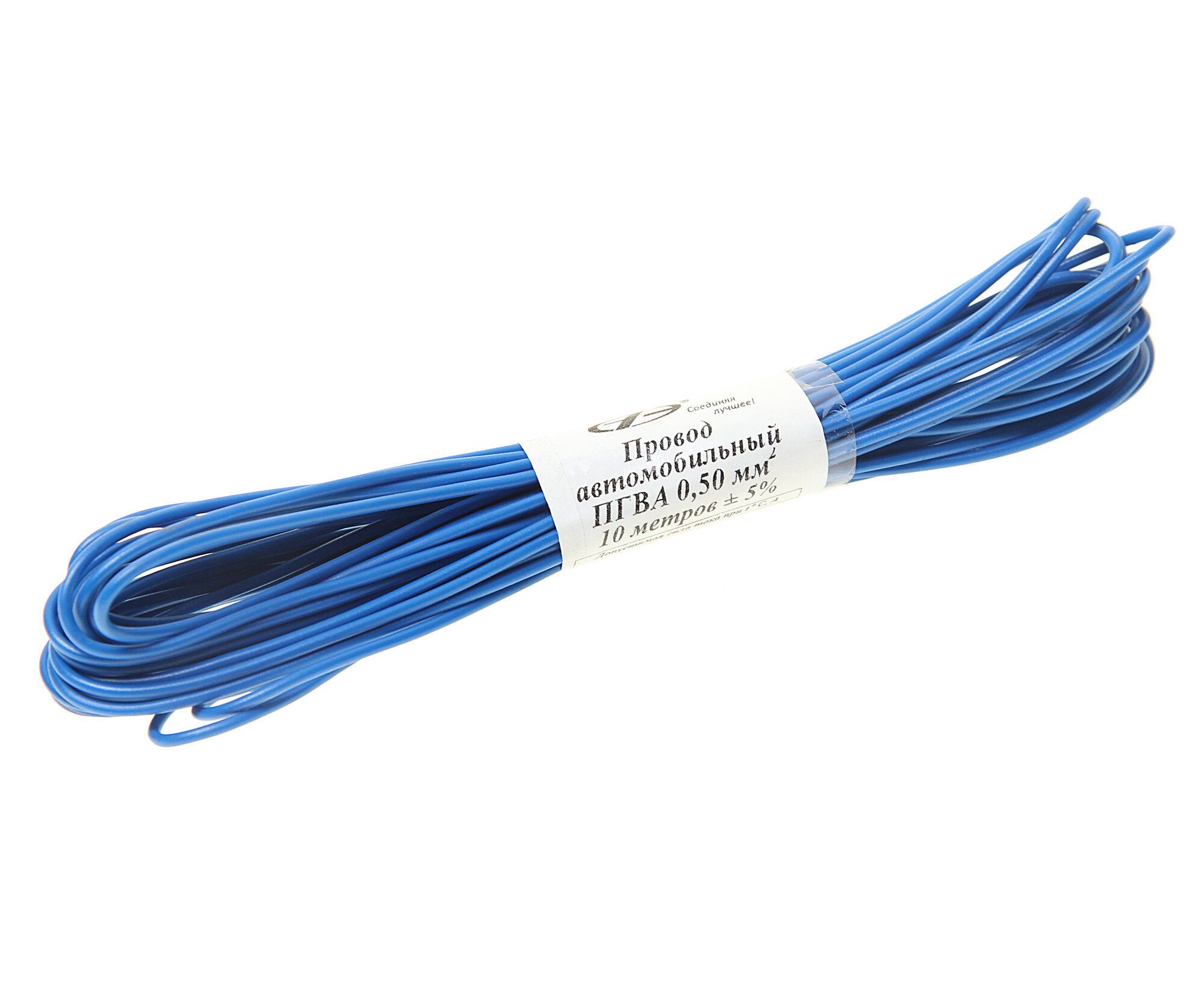 Провод монтажный ПГВА 10м (сечение 0.5 кв. мм) синий аэнк