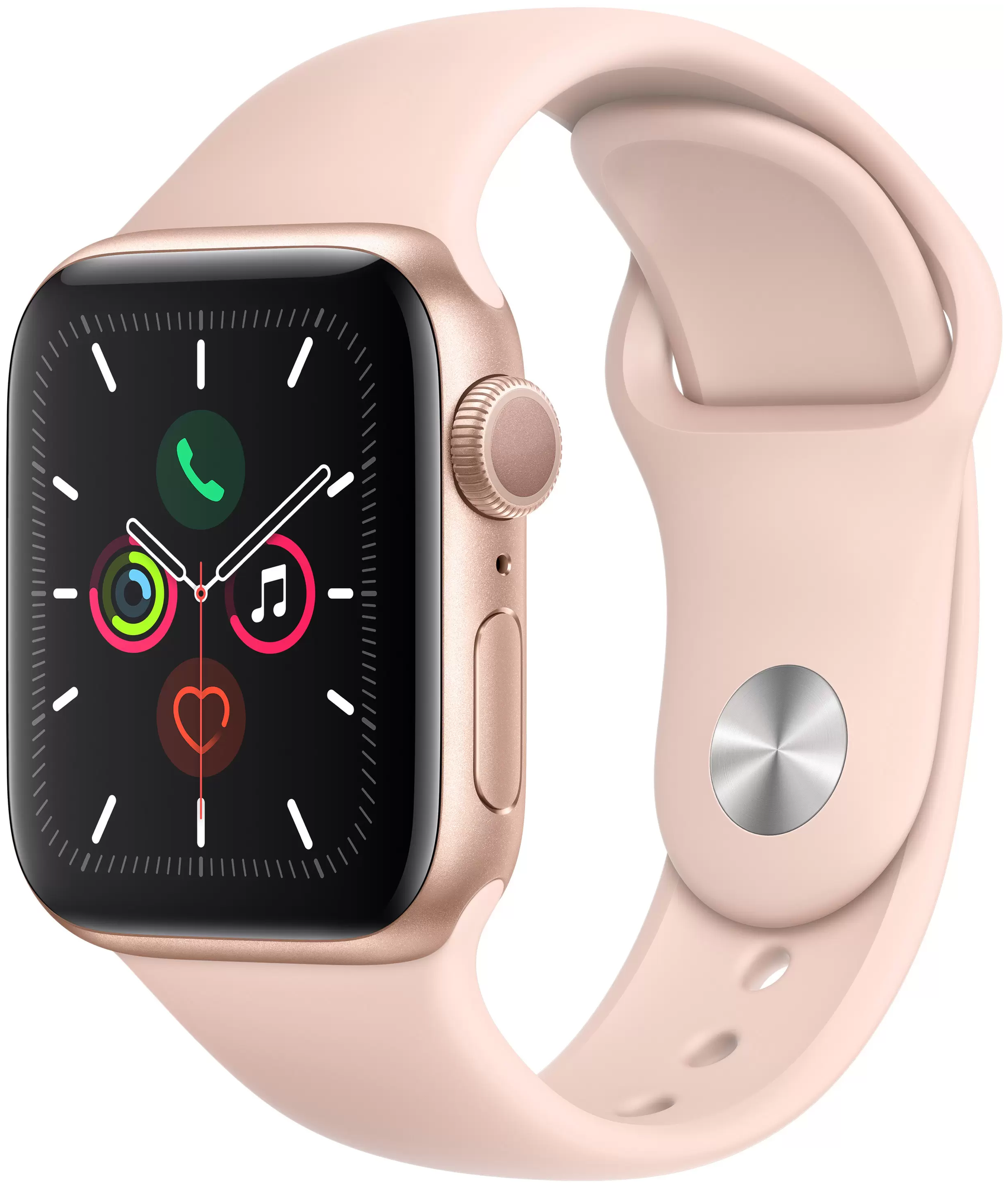 Смарт-часы Apple Watch S5 44mm Gold Alu Pink Sand Sport, RU, M/L