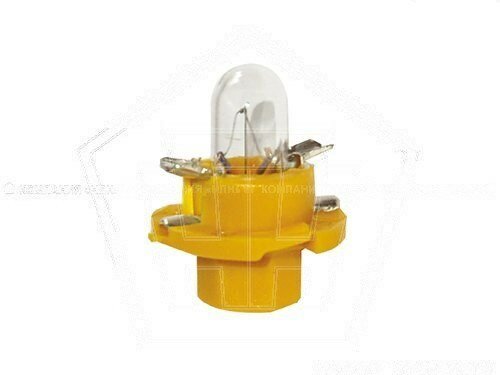 Лампа 12 v 1.5 w восхоd (приборная панель) с патроном вх8,4d бежевый (82785)