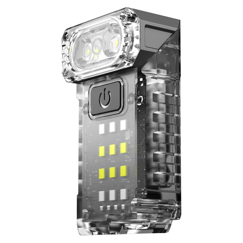 Налобный Фонарь BORUiT 400LM, Белый+УФ, Испускаемый цвет: 1pcs