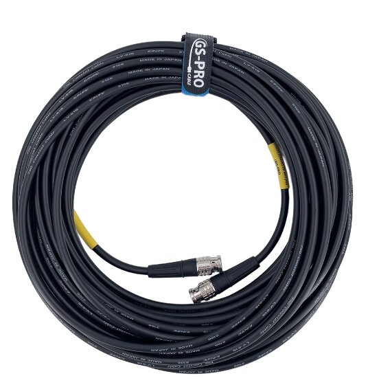 Кабель мобильный/сценический GS-PRO 12G SDI BNC-BNC (black) 20 метров