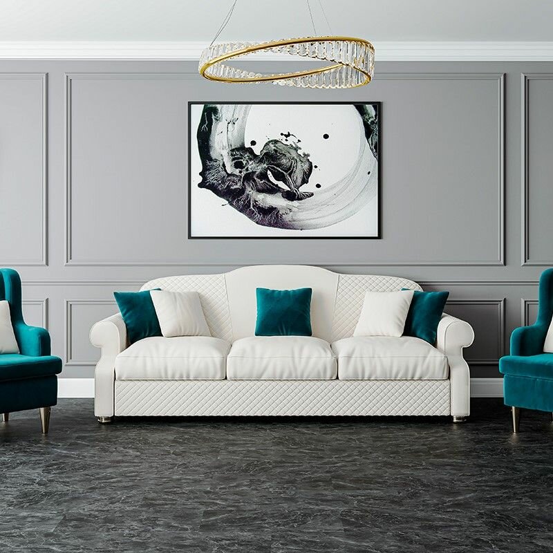 Кварц-виниловый ламинат Alta Step Arriba 43 класс 5мм Мрамор Имперадор темный (2,605 кв. м)