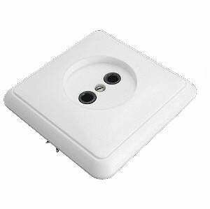 Розетка 1-м СП 16А IP20 без заземл. бел. Белтиз РС16-006