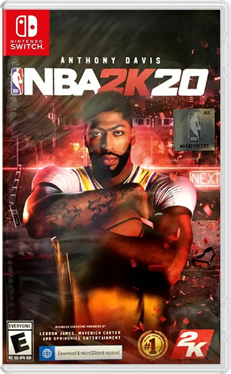Игра NBA 2K20 (Nintendo Switch, спорт, баскетбол, Английская версия)