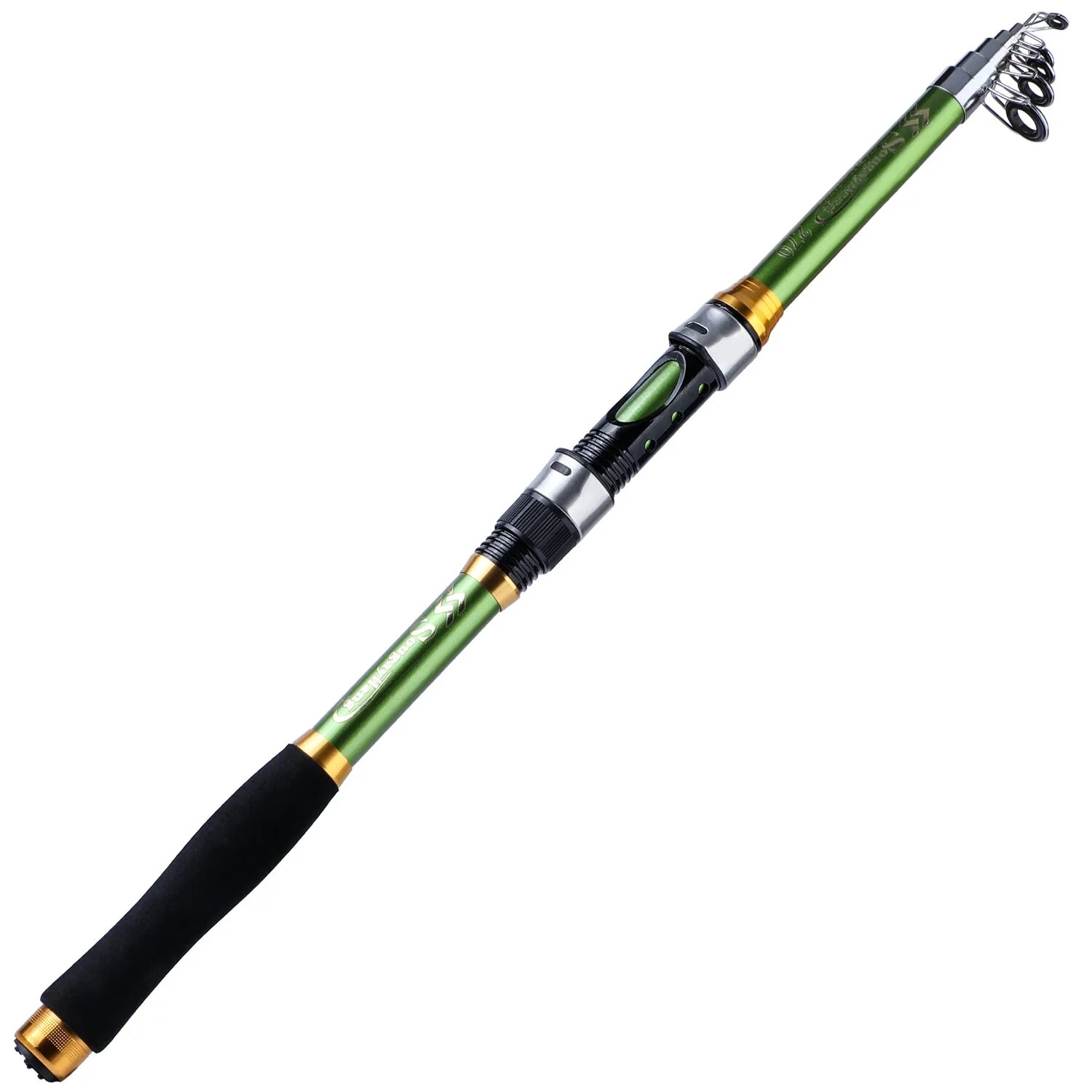 Телескопическая удочка Sougayilang, 2.4 м, green