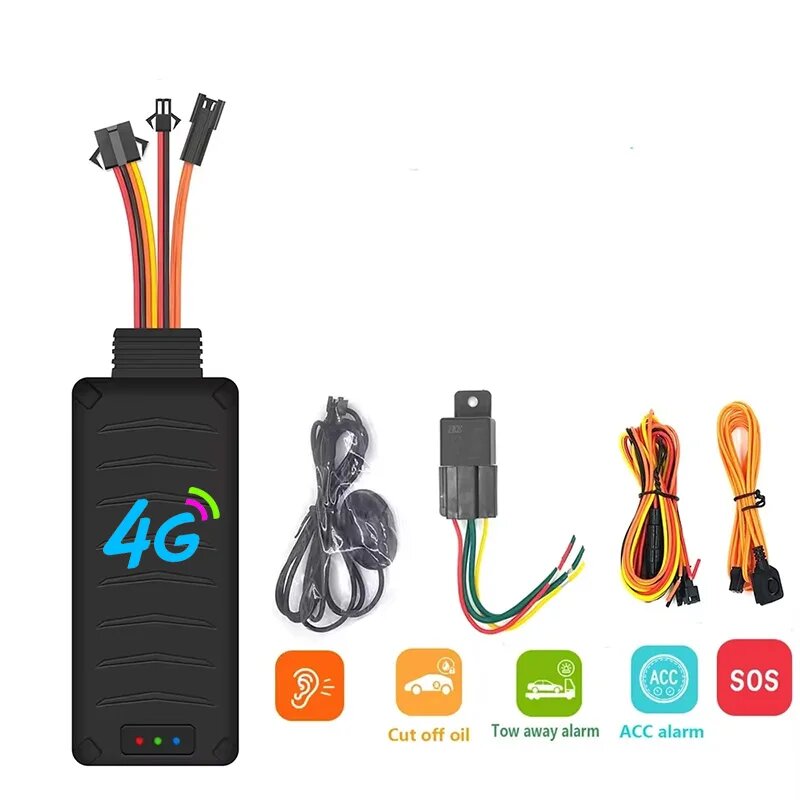 GPS-трекер 4G CJ790D для авто с отключением двигателя и SOS
