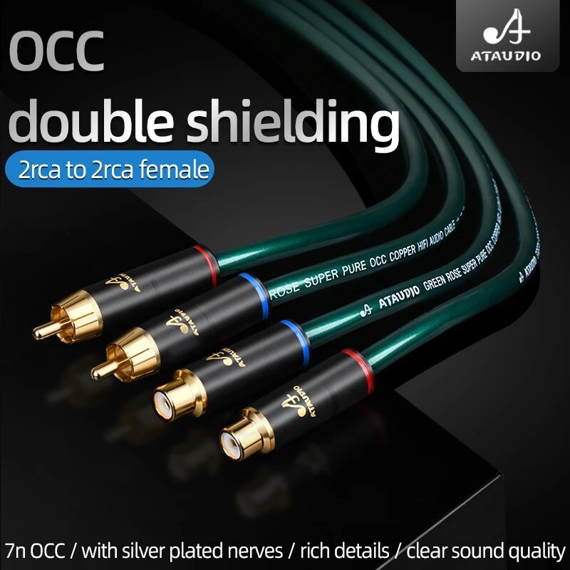 Аудиокабель Hi-Fi 2RCA ATAUDIO 0.5m