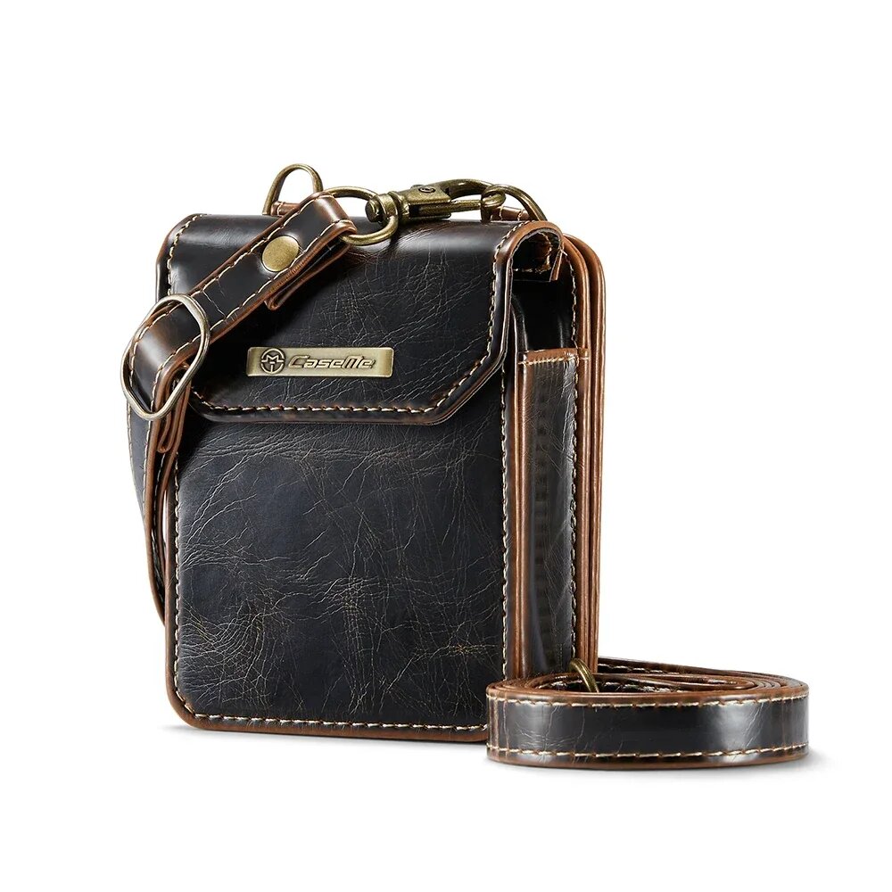 Универсальный кросс-боди кожаный мини-чехол для сотового телефона карман держатель для карт, сумка для хранения для Samsung Galaxy Z Флип 6 5 4 3 2 Чехол CM0037, For Galaxy Flip 5