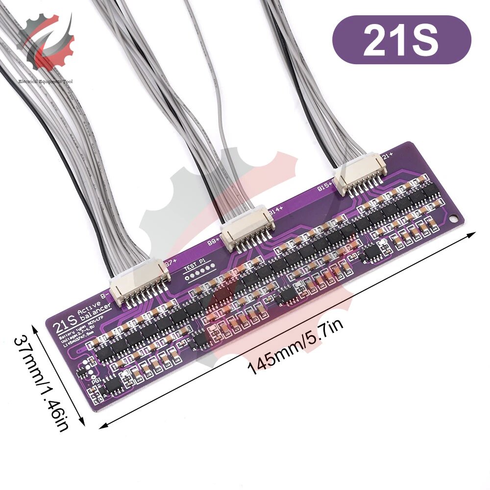 Активный балансир-эквалайзер Aideepen для литий-ионных аккумуляторов 1.5A 21S 1.5A