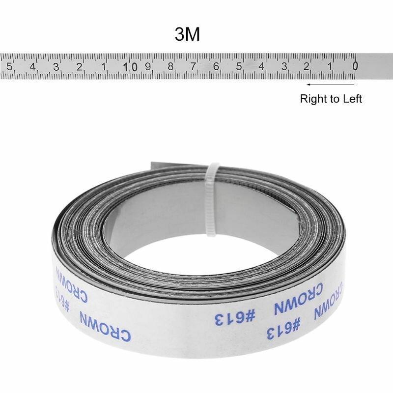 Цветная двусторонняя линейка из нержавеющей стали шириной 13 мм, липкая линейка-1-3 метра