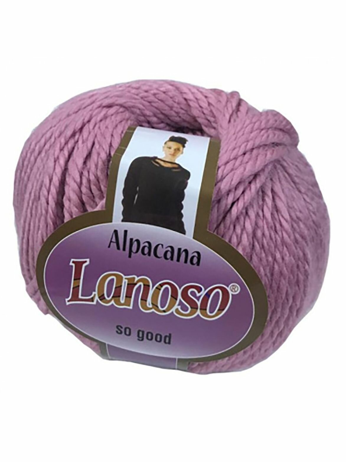 5 Мотков, Lanoso ALPACANA, 40% Акрил, 35% Шерсть, 25% Альпака / 100 гр. - 130 м, Цвет-3019