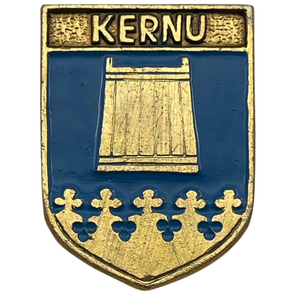 Знак "Kernu. Современные гербы городов Эстонии" (Керну) 1997-2002 гг. (КЭМЗ)