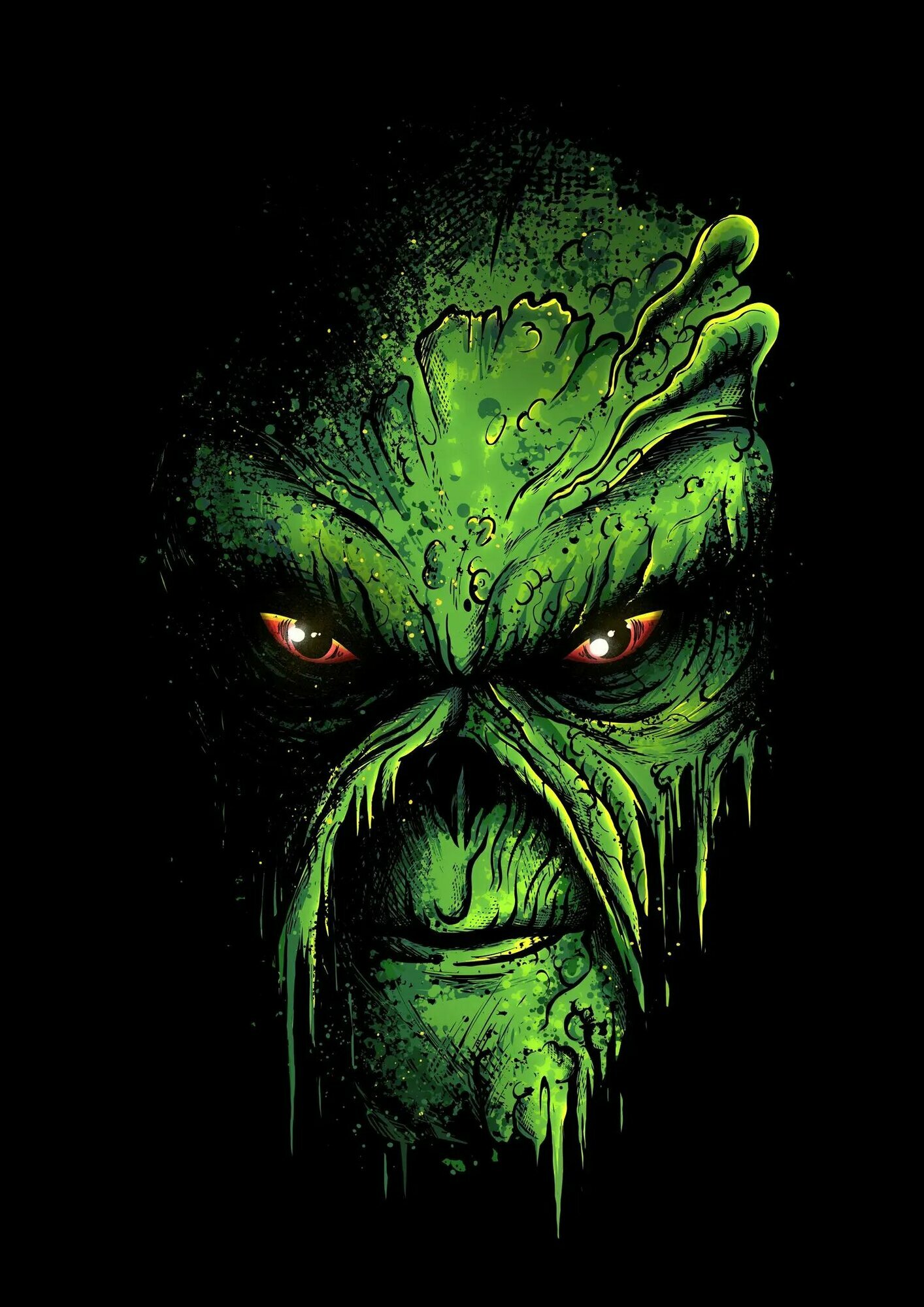 Открытка Swamp Thing