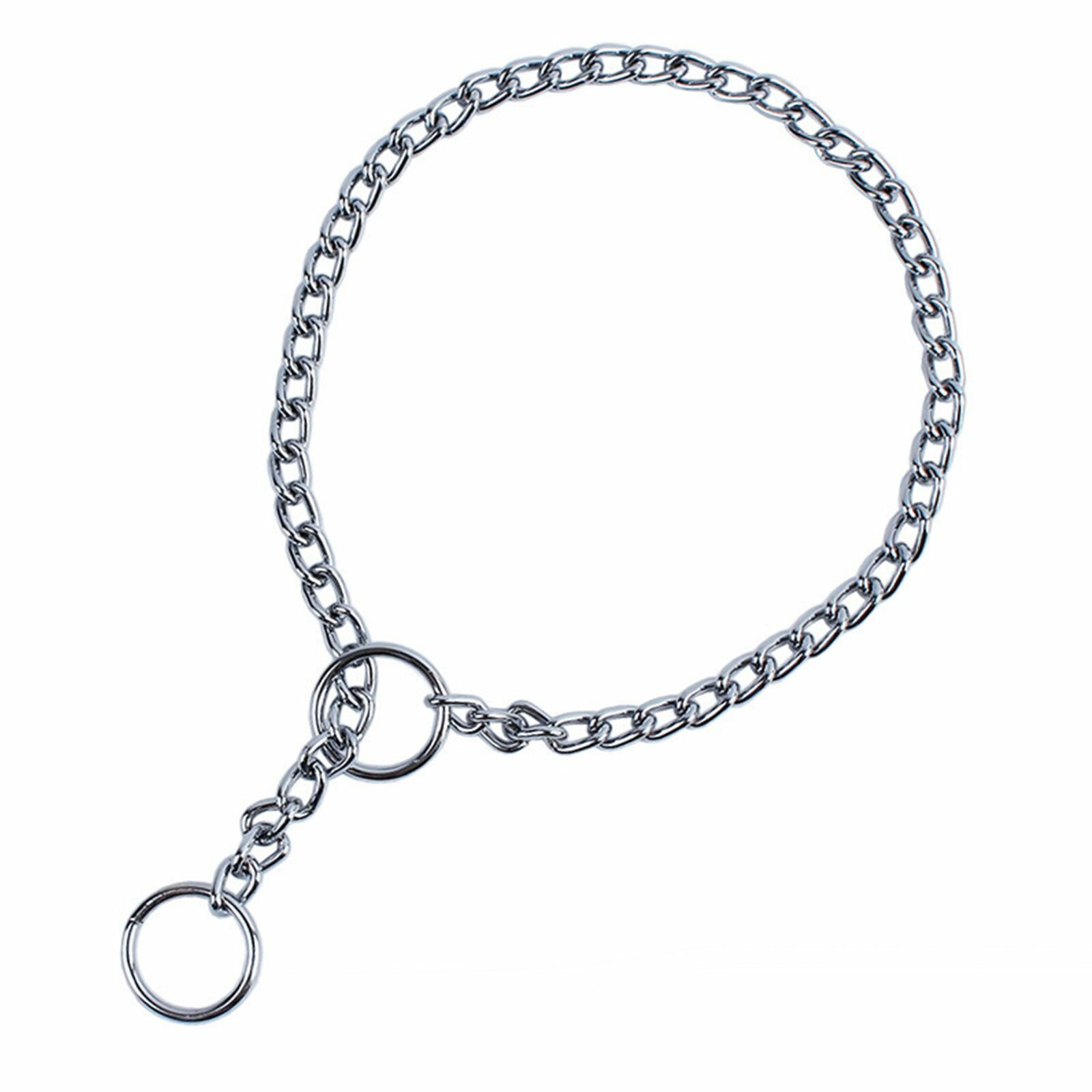 Витая цепочка из нержавеющей стали, ожерелье, ошейник для собак-2,0 мм х 45 см