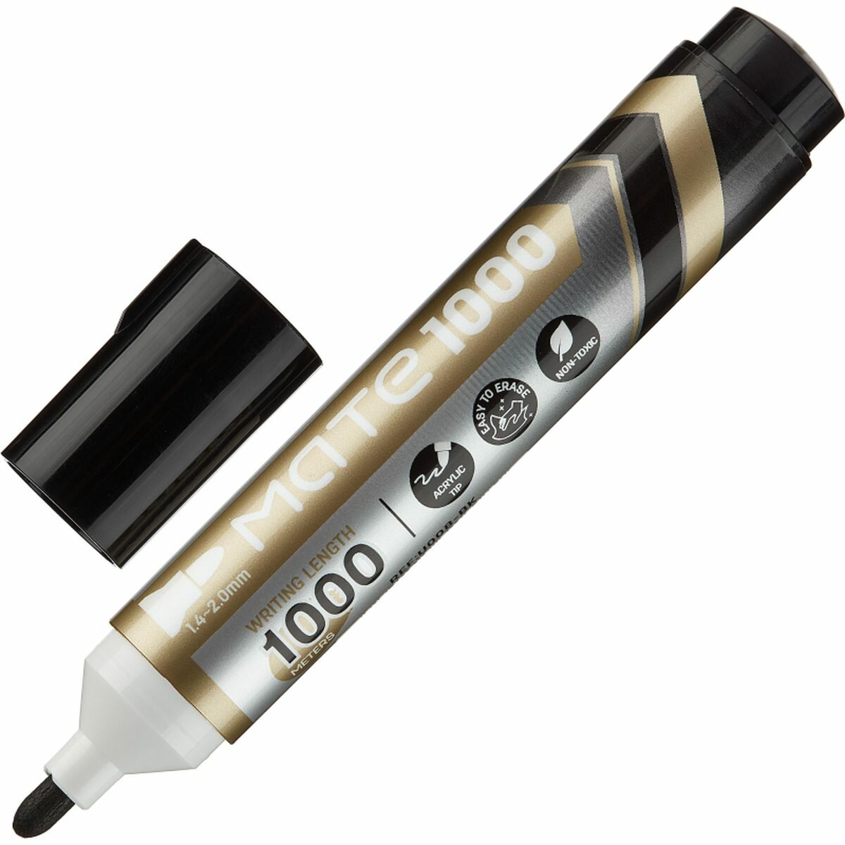 Маркер для досок Deli Mate (круглый наконечник, 2-2.5мм, черный), 10шт.