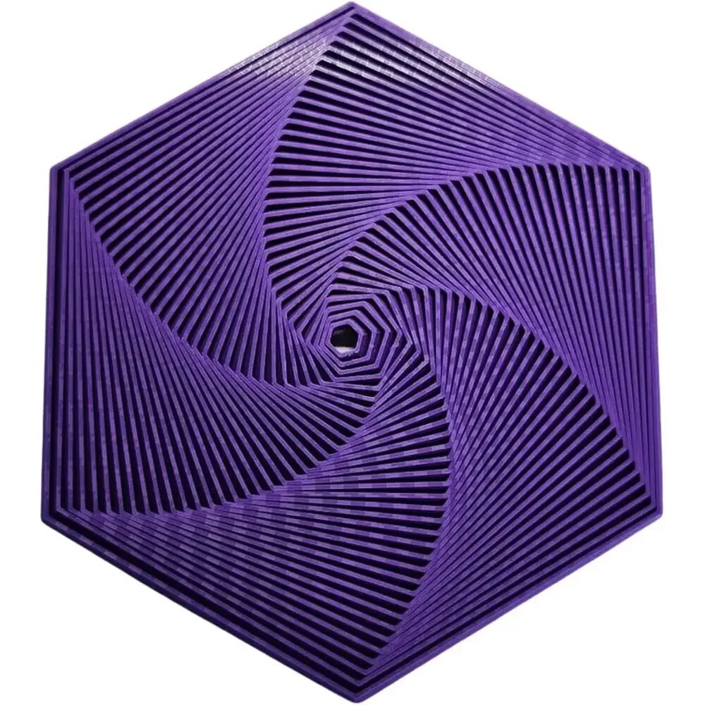 Фиолетовый антистресс-спиннер шестигранник Purple-7cm
