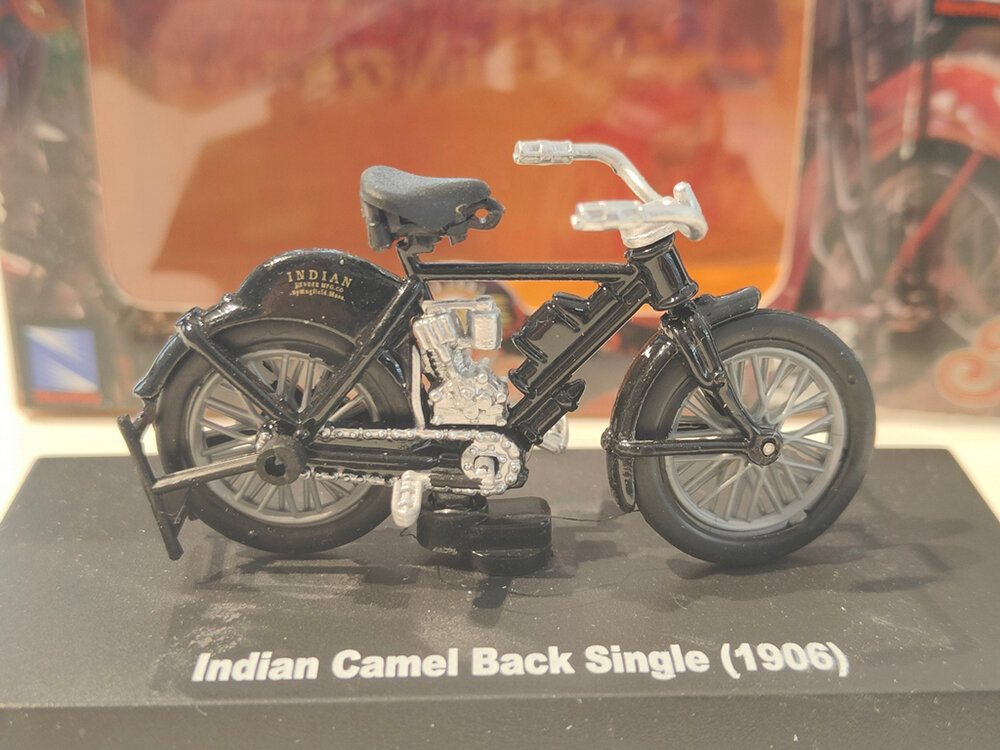 Модель коллекционная NEWRAY Indian camel back single 1906 black (длина 6 см)