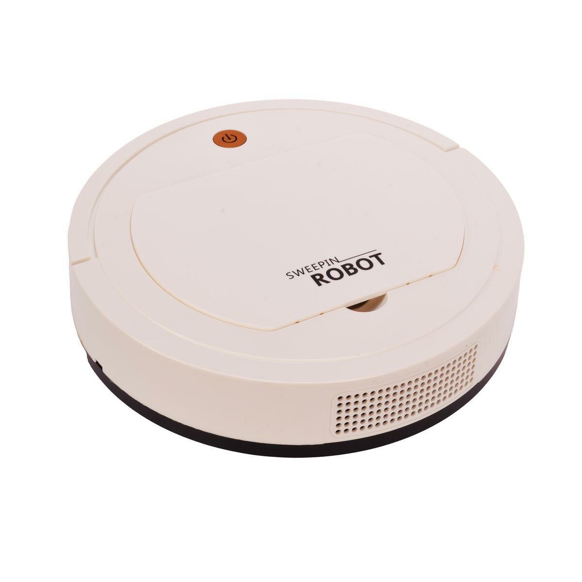 Игрушечный робот-пылесос "Sweepin Robot", бежевый, 80 мин работы, увлекательная игра