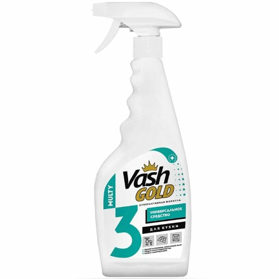 Unicum Vash Gold Универсальное чистящее средство для кухни Multy, 500 мл