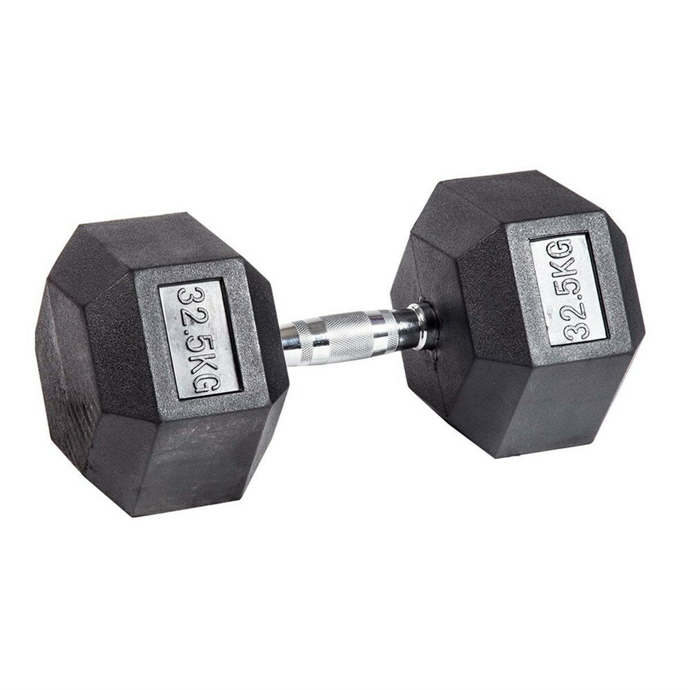 PROFI-FIT Гантель гексагональная обрезиненная PROFI-FIT 32,5 кг