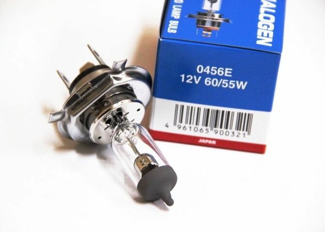Лампа головного света Koito H4 12V 60/55W (уп. 1 шт.),0456E