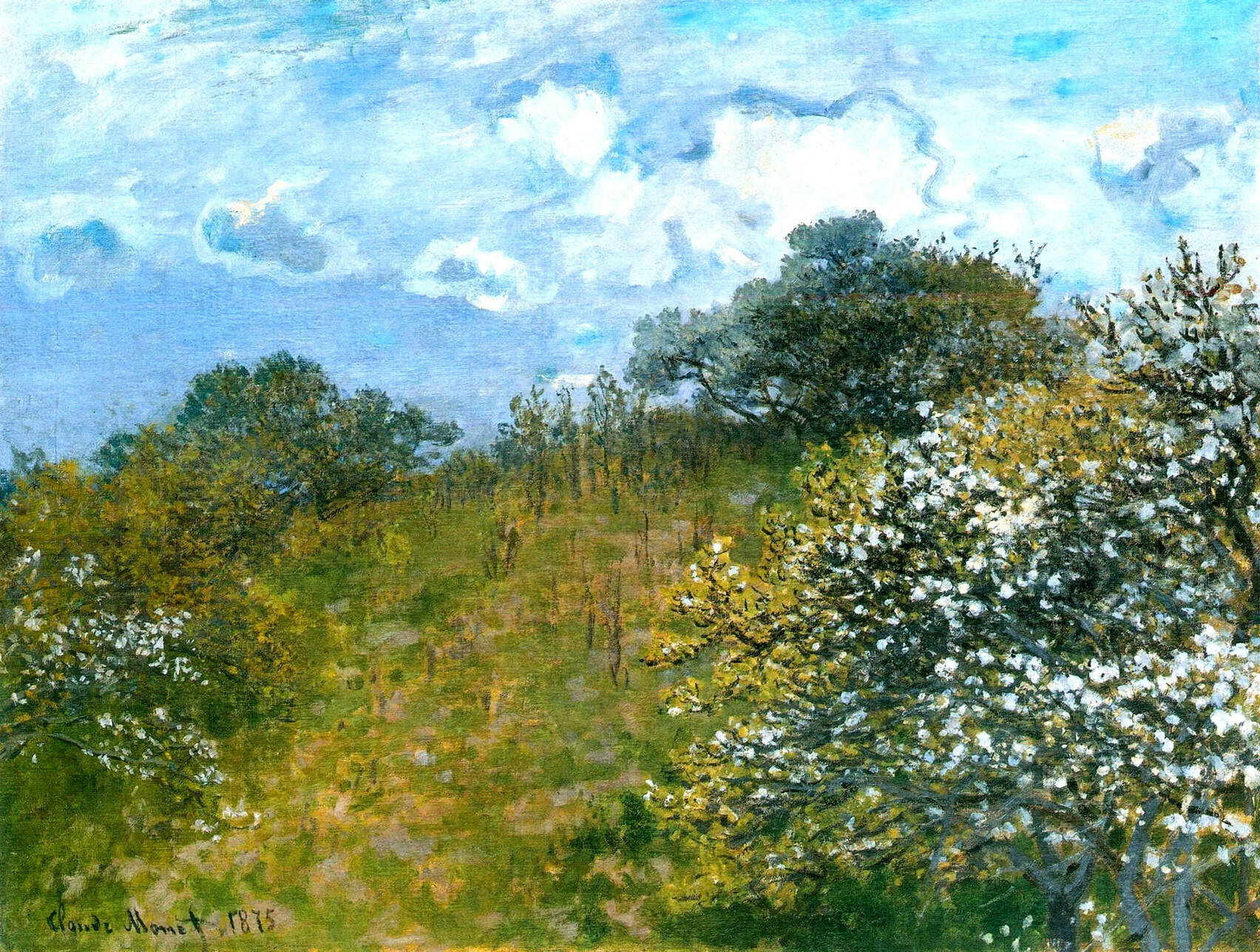 Картина Клода Моне Весна 1873 60х45 см